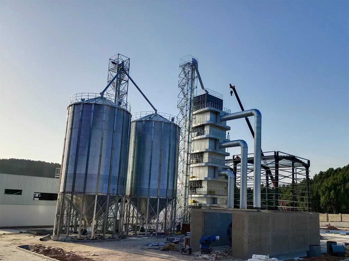 2000 Ton Capacity Maize Storage Silos - haokebang