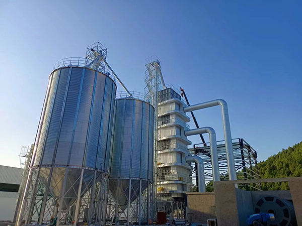 Corrugated Grain Steel Silos Spiral Grain Silo System Field Corn Seed ...