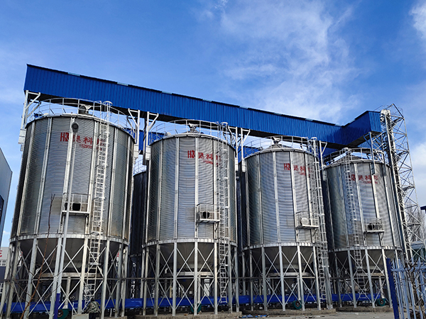 Sunflower Seed Storage Spiral Steel Silo Soybean Storage Steel Silos ...