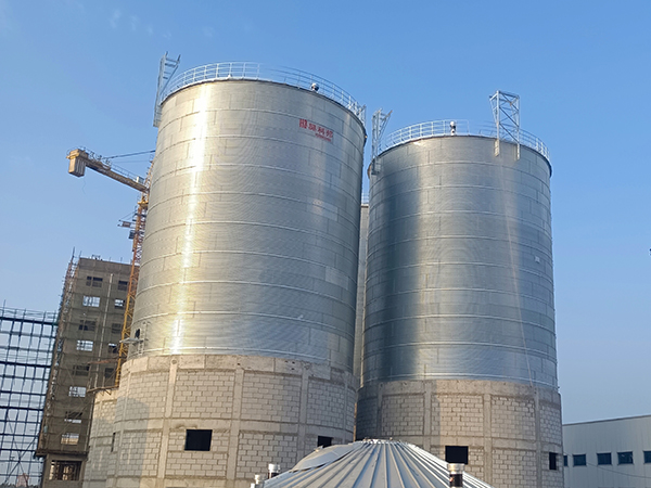 Stainless Steel Storage Silo Grain Bin 1000-10000 Ton Capacity Multi ...