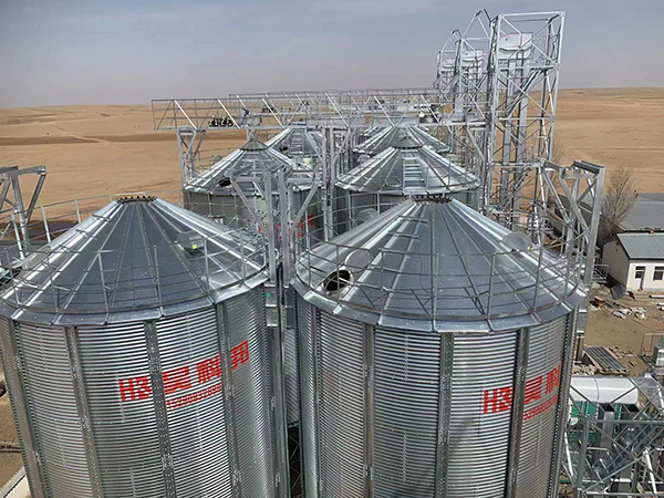 Wheat Paddy Corn Rice Grain Steel Storage Silo Bin For Sale - haokebang