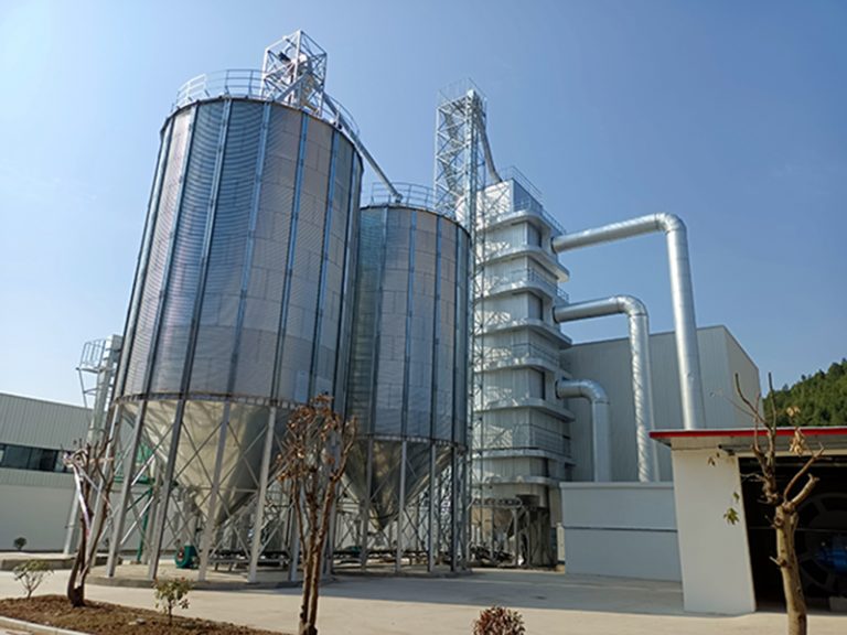 How are barley silo used for grain storage?