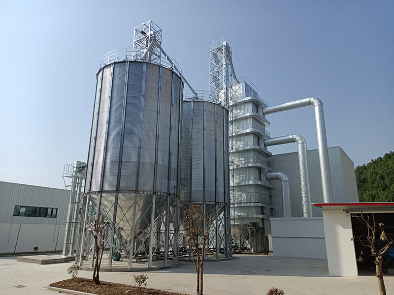 Rice 100-3500 Tons Silos Grain Wheat Storage Silo Cattle Feed Steel ...