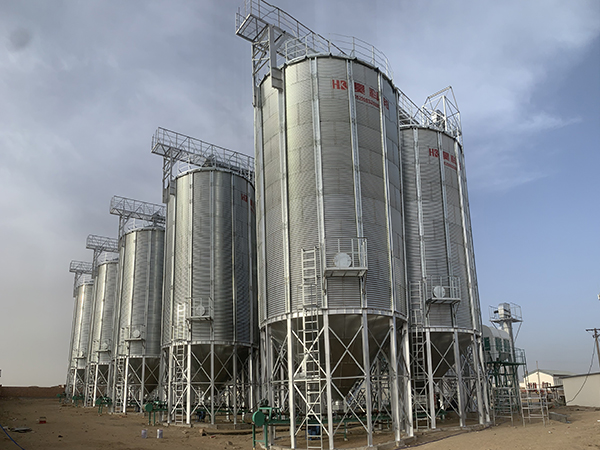 1000 Ton Capacity Maize Storage Silos - haokebang