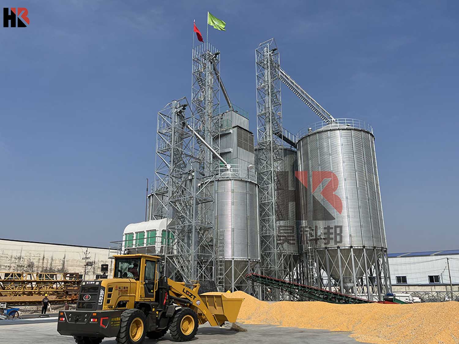 Ventilation System for Grain Silo Ensures Storage Environment - haokebang
